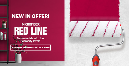 New paint rollers - Microfiber Red Line | Beorol d.o.o