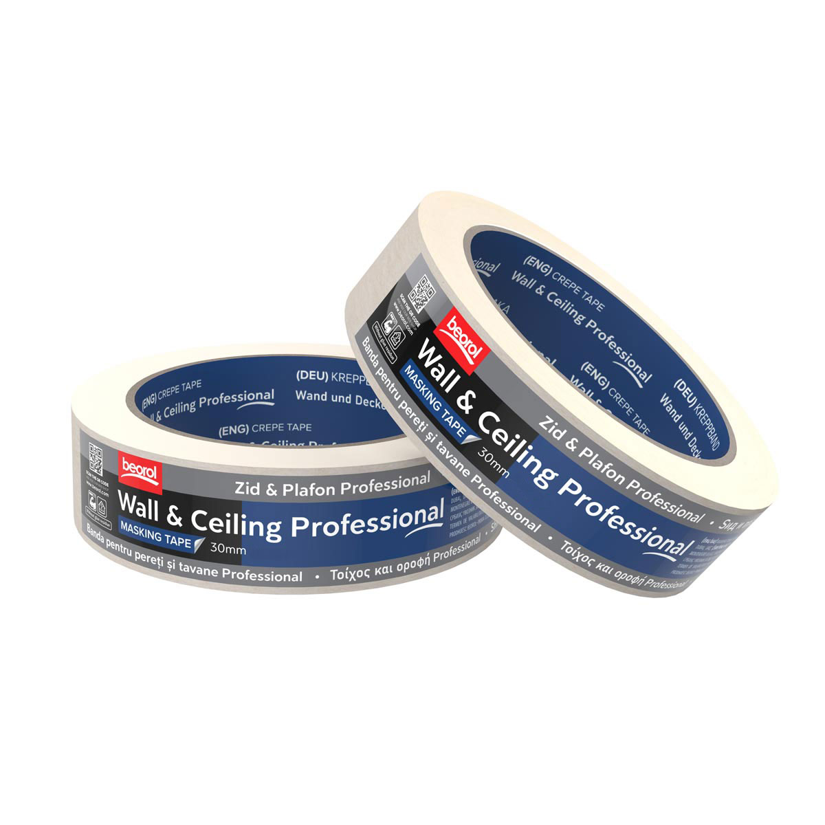 Masking tape Wall & Ceiling Professional 30mm x 50m BK3050 | Beorol d.o.o