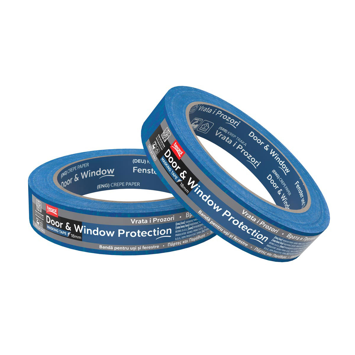 Masking tape Door & Window protection 18mm x 50m DK1850 | Beorol d.o.o