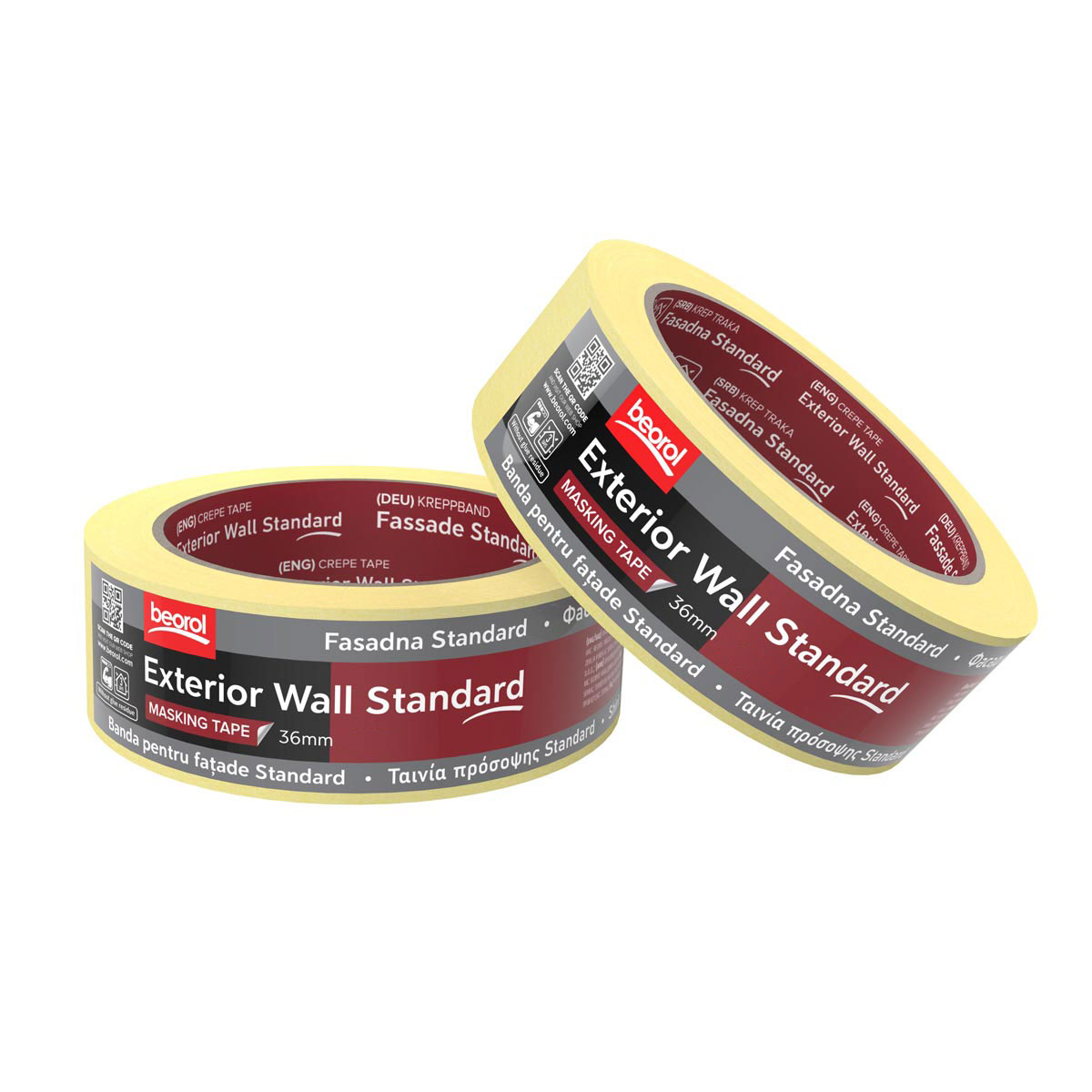Masking tape Exterior Wall Standard 36mm x 50m FASK3650 | Beorol d.o.o