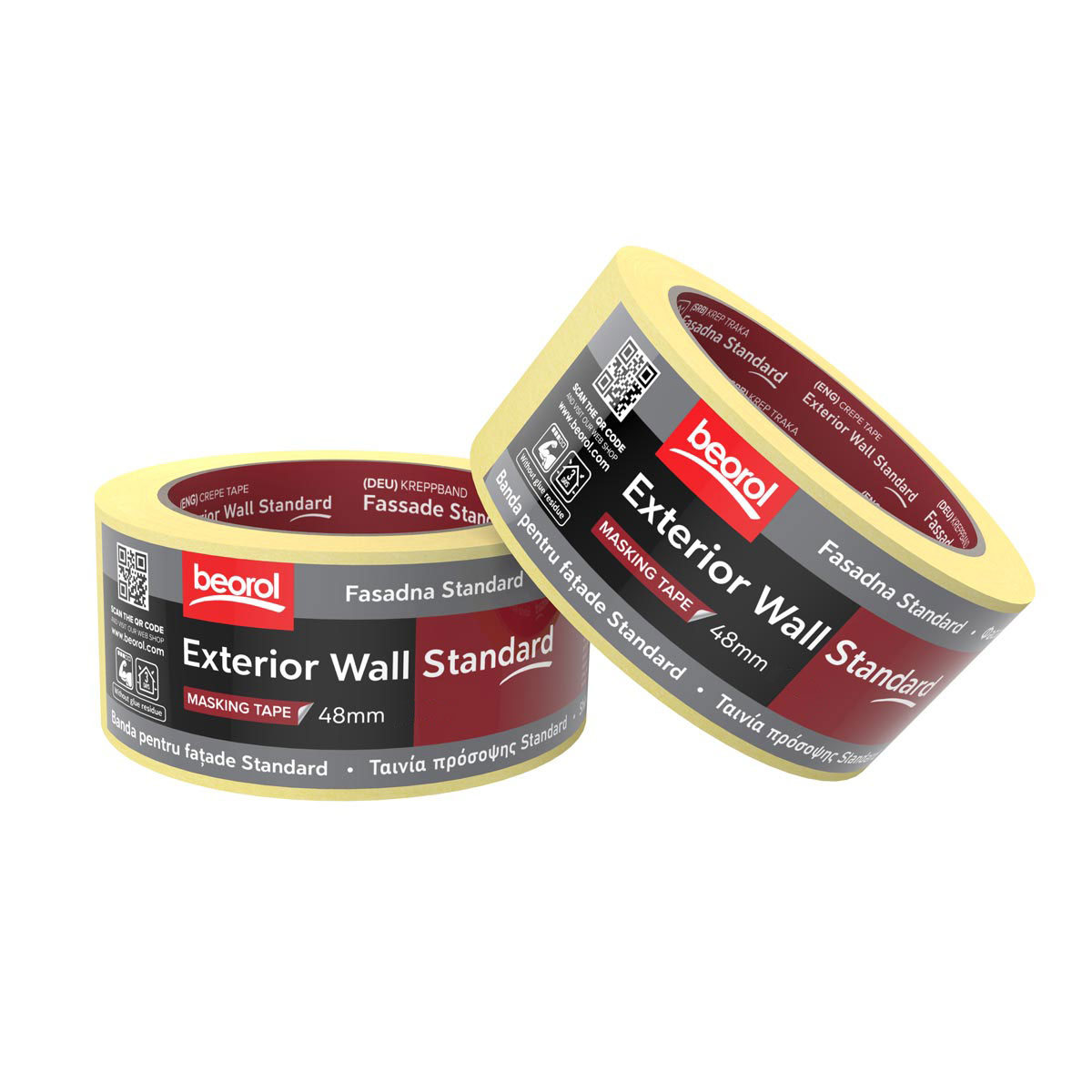 Masking tape Exterior Wall Standard 48mm x 50m FASK4850 | Beorol d.o.o