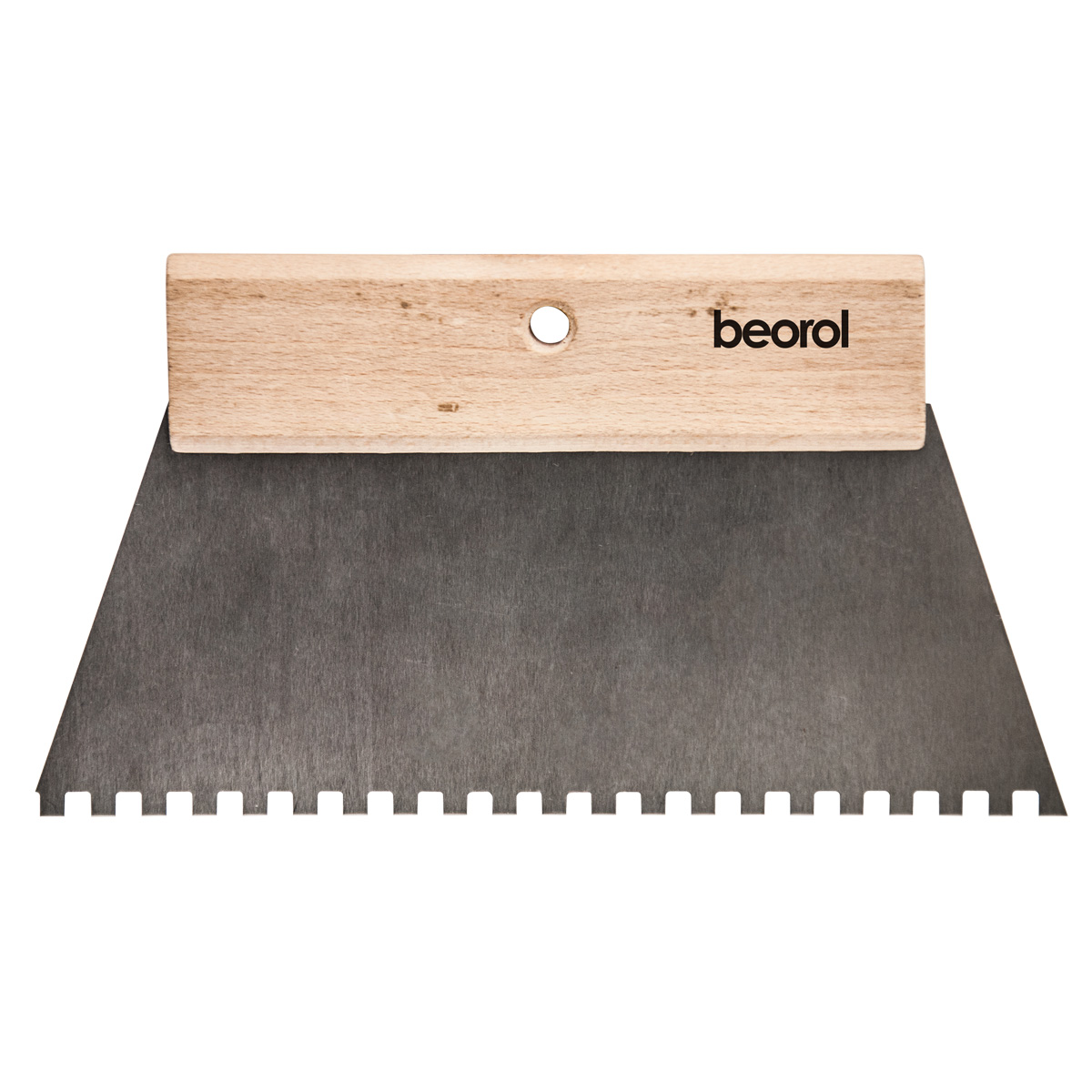 Scraper short wooden handle 250mm with teeth GK250 | Beorol d.o.o