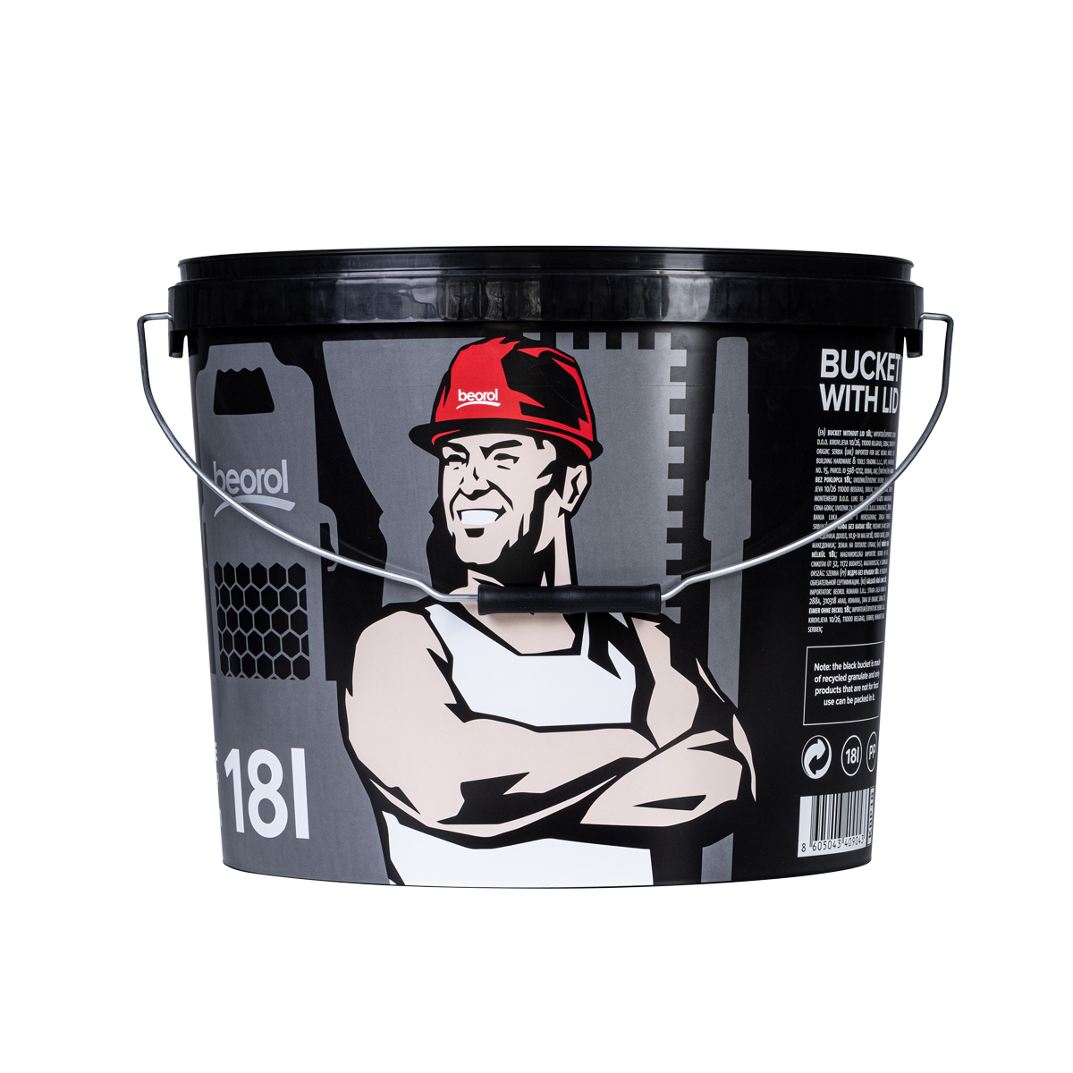 Bucket without lid 18l KBP18 | Beorol d.o.o