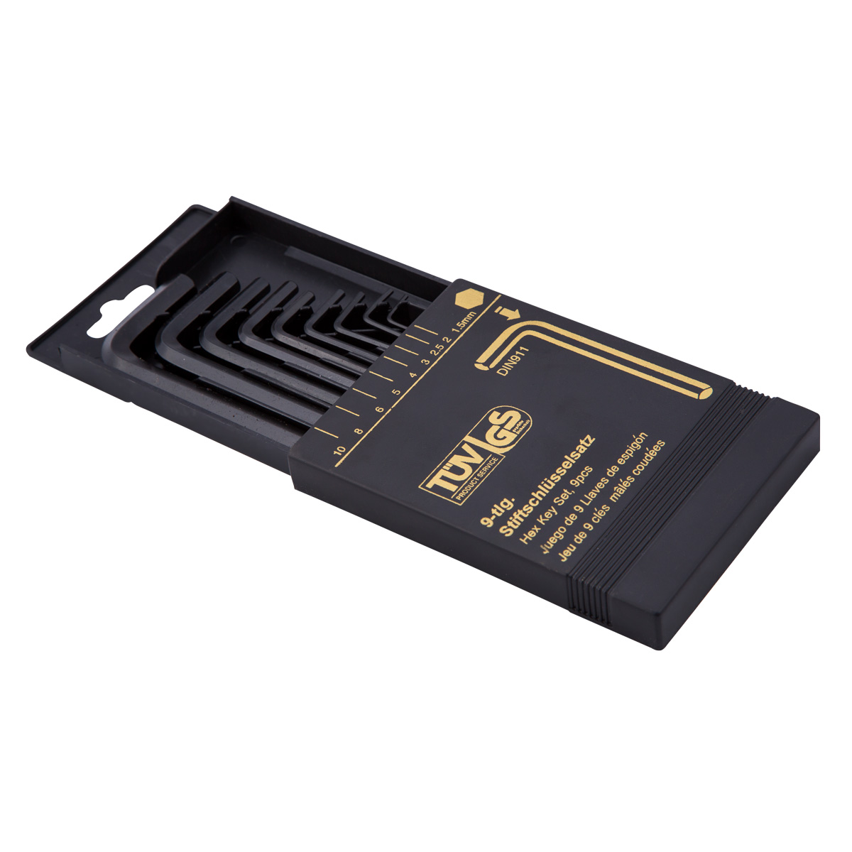 Hexagonal Inbus keys, set 9 pcs KIHV | Beorol d.o.o