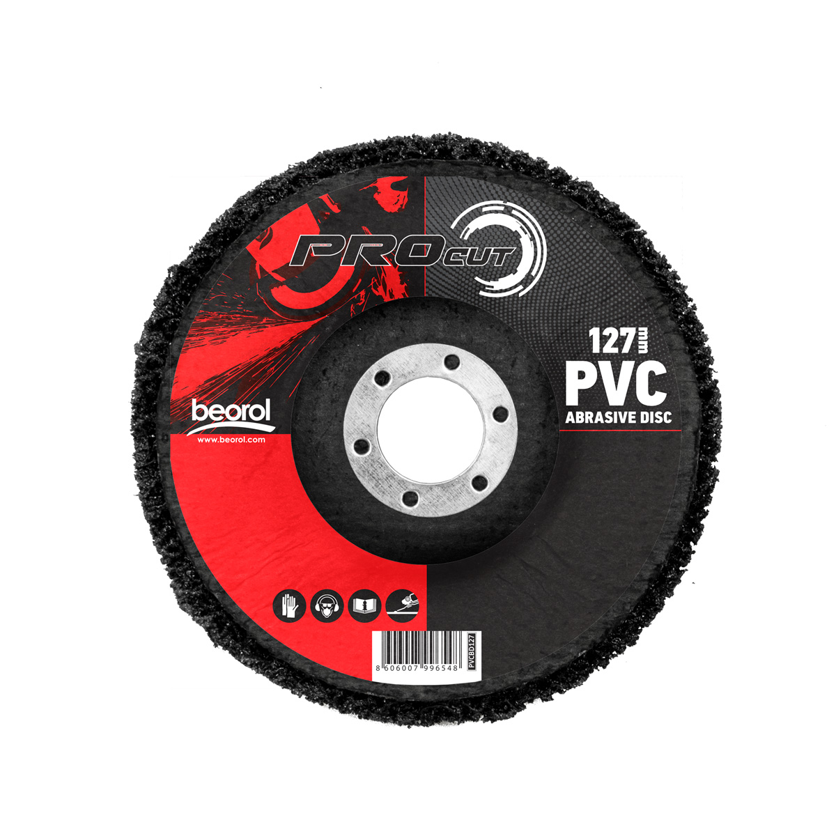 PVC abrasive disc ø127mm PVCBD127 | Beorol d.o.o