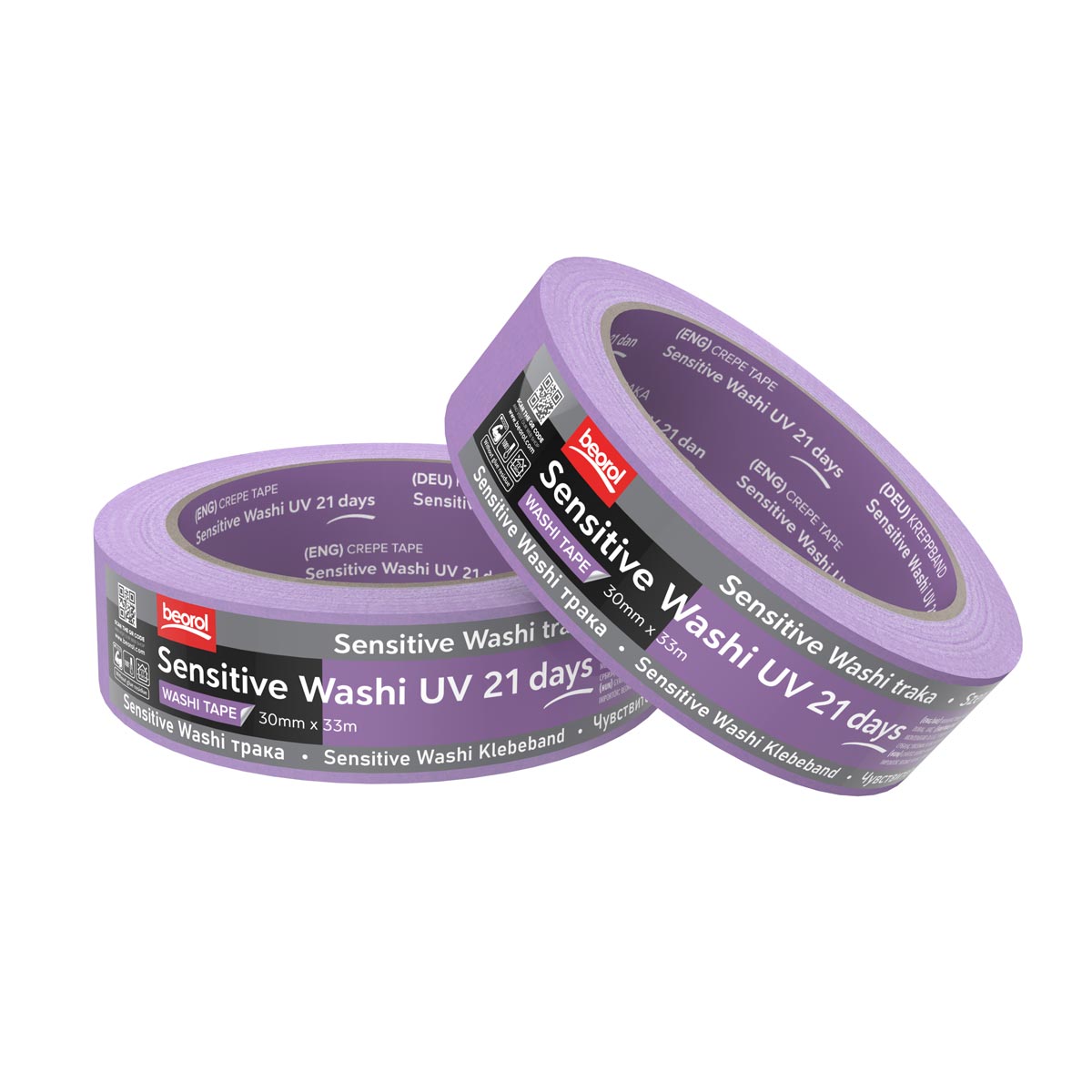 Sensitive tape 21 days UV (Washi Paper) 30mm x 33m SENW3033 | Beorol d.o.o