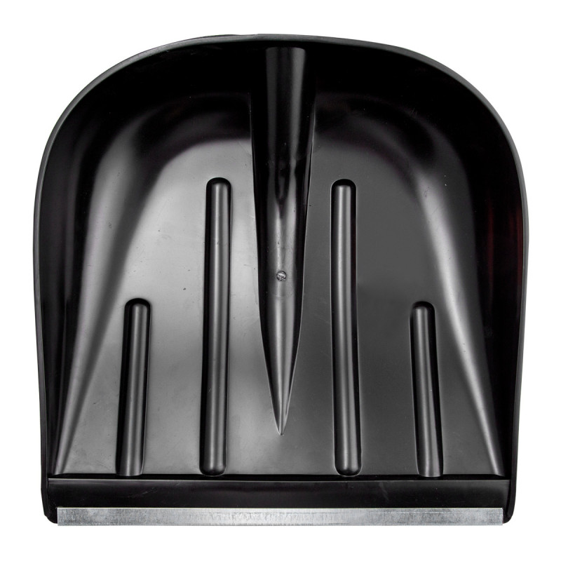 Plastic shovel 40x40cm black, reinforced plate LPCO | Beorol d.o.o